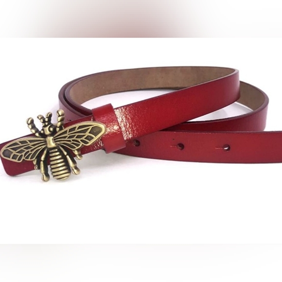 Accessories | New Bee Belt Buckle And Red Brown White Or Black Belt 41 ...